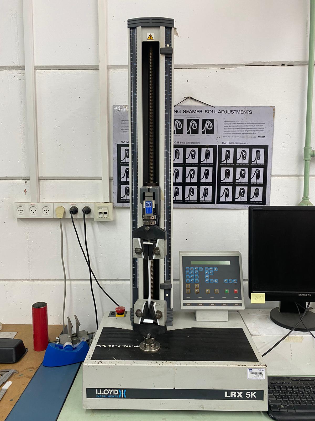 Material Tester – Technion Packaging Laboratory
